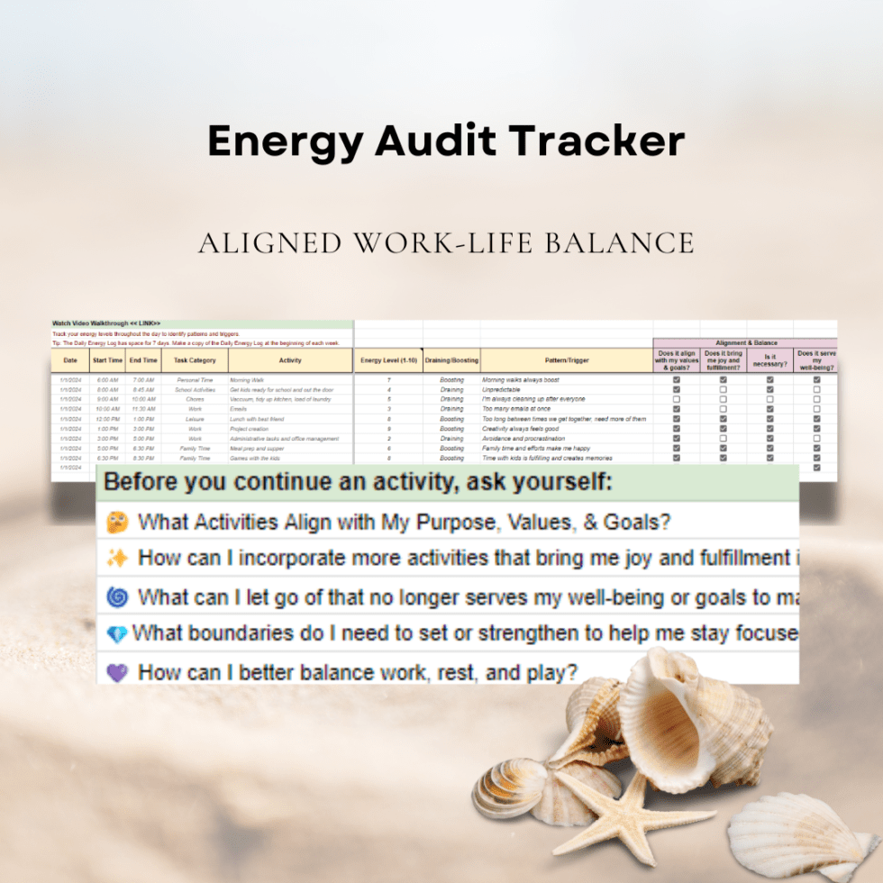 Energy Audit Tracker for Driven Individuals Doing It All